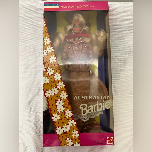 Mattel | Toys | Dolls Of The World Collection Australian Barbie Nrfb ...